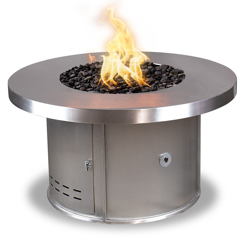 Mabel Stainless Steel Fire Pit Table – MadCap Outdoor Fire